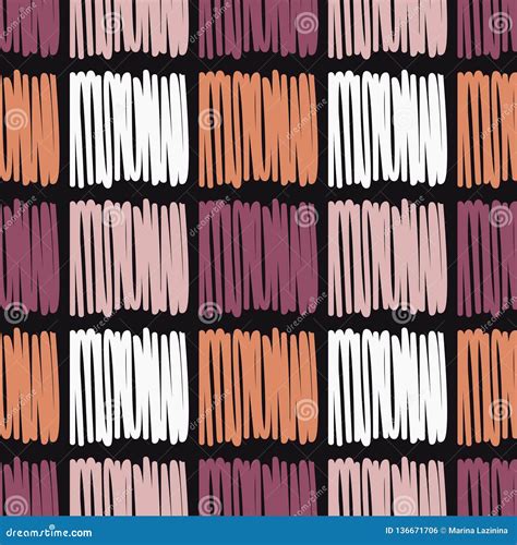 Trendy Seamless Pattern Designs Patchwork Texture Weaving Vector