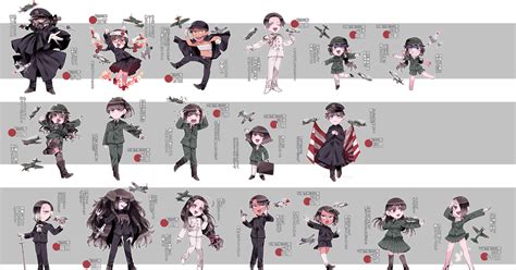 Ww兵器擬人化 【兵器擬人化】日本空母よくばりセット ポテのイラスト Pixiv