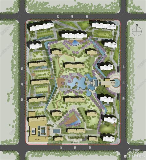 现代景观彩平图下载【id 1164718269】undefined