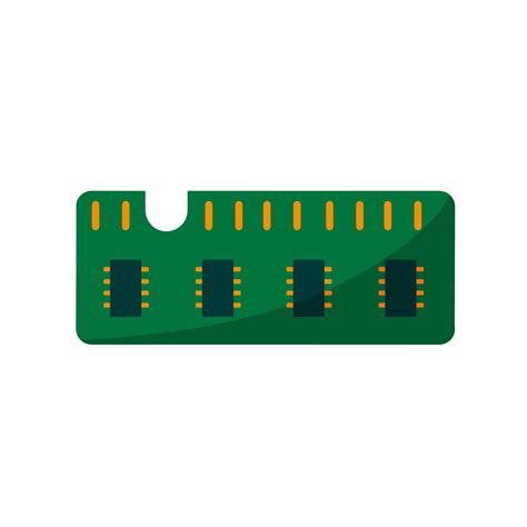 Computer Chip Hardware Green Microchip Microprocessor And