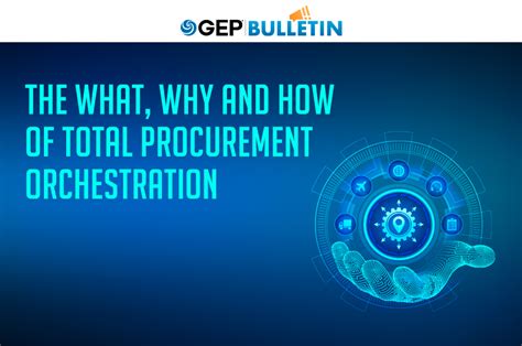 The What Why And How Of Total Procurement Orchestration Gep