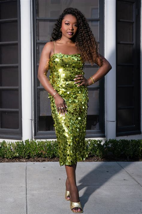 Reyna Sequin Midi Dress Mahdera