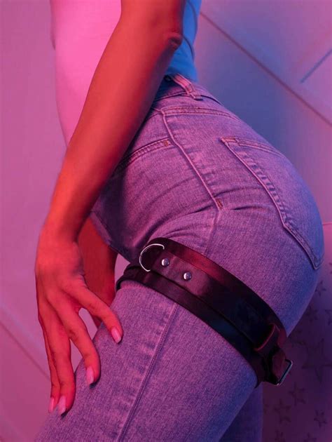 הלבשה תחתונה עור Pu סקסי רתמת גוף אישה ירך בירית רגל רתמת בגדי בירית חגורת גרביים חגורה גותית