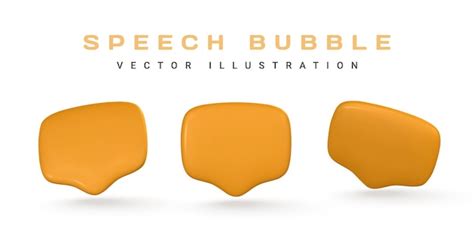 Premium Vector 3d Cute Minimal Speech Bubble Chat Bubbles Concept Of Social Media Messages