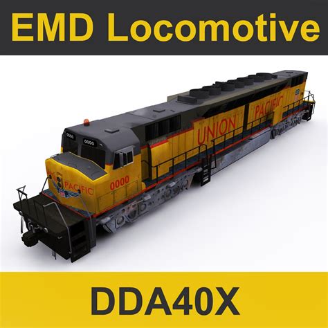 3d Model Emd Locomotive Turbosquid 1376768