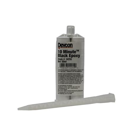 Devcon 14255 10 Minute™ Epoxy Black 50 Ml Dual Cartridge