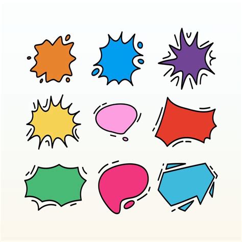 Comic And Explosion Bubble Vector Art At Vecteezy