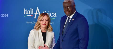 Piano Mattei Il Presidente Dell Unione Africana Gela Giorgia Meloni