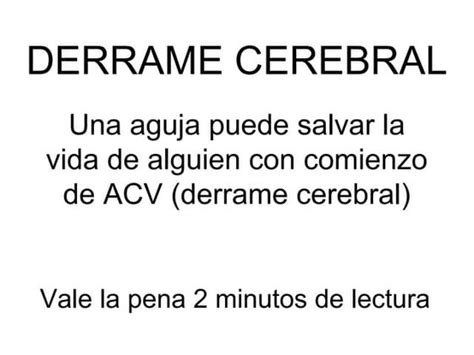 Derrame Cerebral Ppt