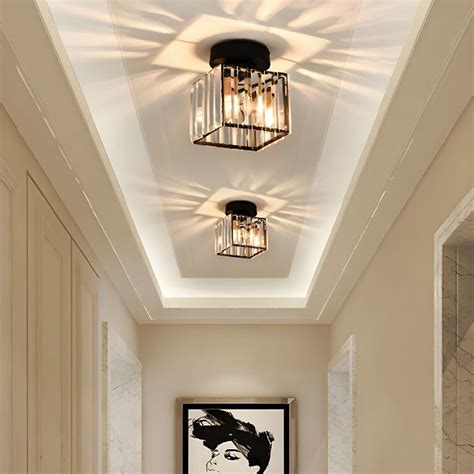 Lampsmodern Modern Hallway Ceiling Light Crystal Bedroom Ceiling Lights