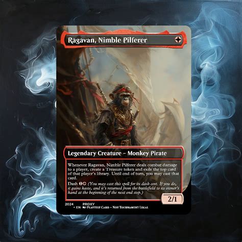 Ragavan Nimble Pilferer Proxy Custom Proxy For Commander Proxies Etsy