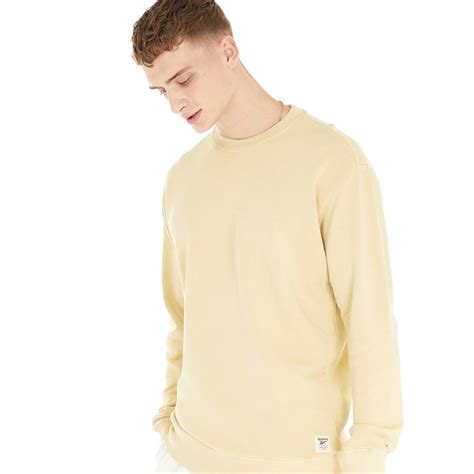 Buy Reebok Classics Mens Classic Natural Dye Crew Sweatshirt Sepia