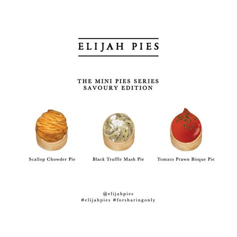 The Savoury Mini Pies Series Online Exclusive Elijah Pies