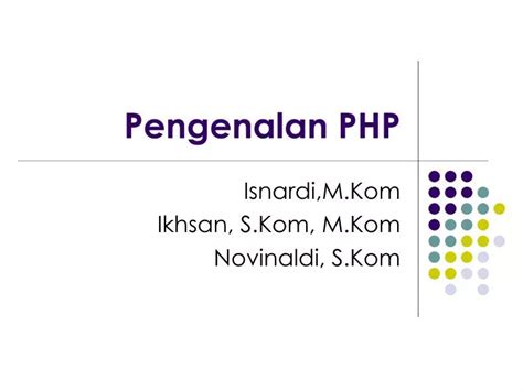 Ppt Pengenalan Php Powerpoint Presentation Free Download Id 5798749
