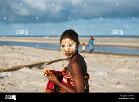 In Western Madagascar Women Use A Traditional Paste Made Out Of A Stock