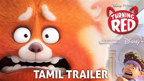 Turning Red Official Tamil Trailer Holly Trailer Network Youtube