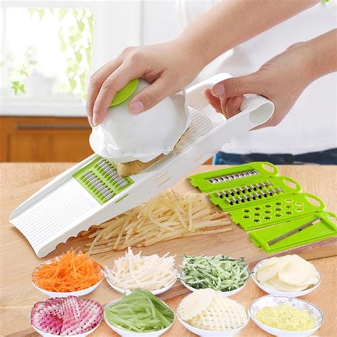 5 In 1 Multi Function Plastic Vegetable Fruit Slicers Cutter Spiral