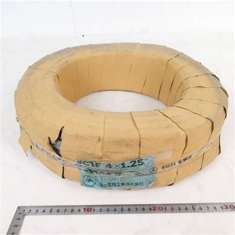 Vctfケーブル 2点セット 電線 富士電線工業 3×0 5mm2・4×1 25mm2 100m 機器 ビニルキャブタイヤコード 総重量約