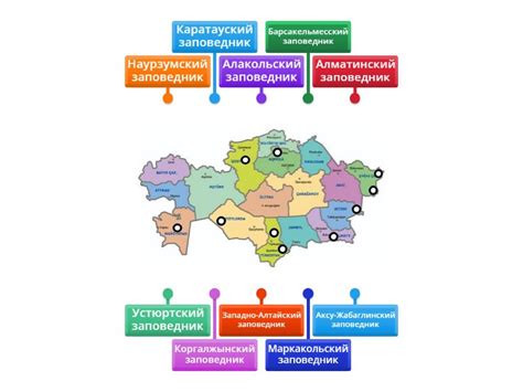 Заповедники Казахстана Labelled Diagram