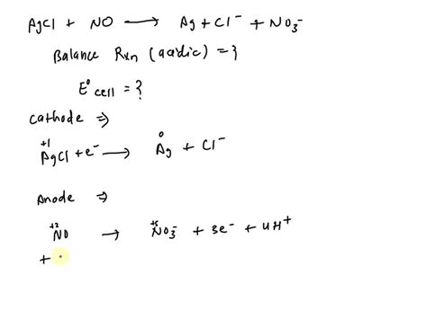 SOLVED Balance The Following Skeleton Reaction Calculate E And State