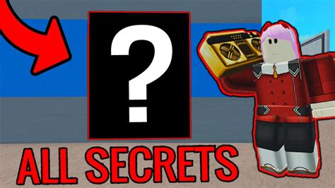 ALL THE SECRETS IN ARSENAL ROBLOX YouTube