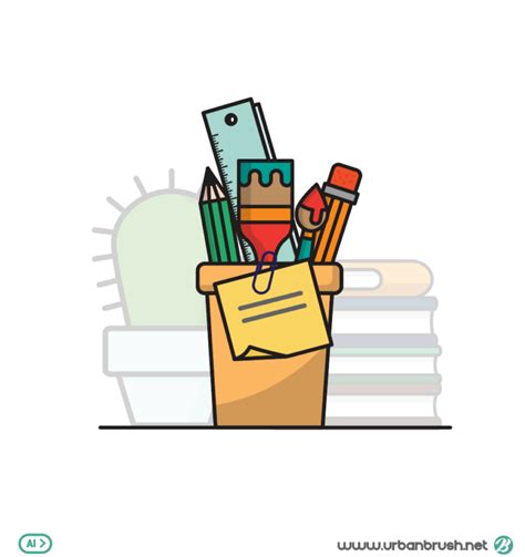 학용품 일러스트 Archives Urbanbrush