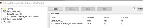 solved delete sheet metal rule autodesk community