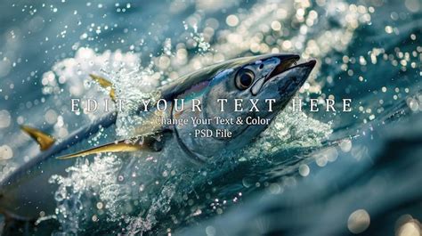 Underwater Tuna Psd High Quality Free Psd Templates For Download