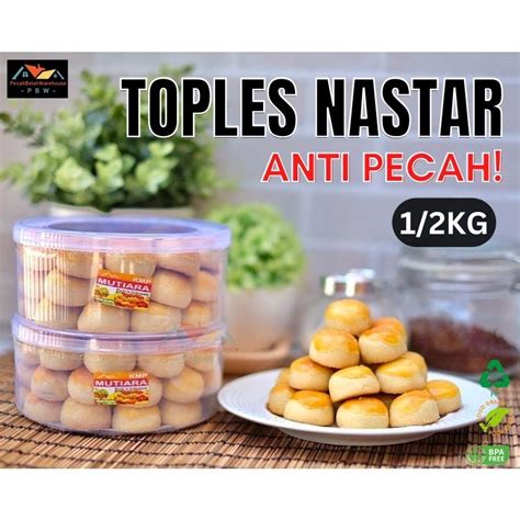 Jual Toples Nastar Anti Pecah ML Tempat Nastar Toples Kue Kering Sealware Shopee