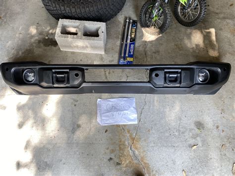 Texas Wts ‘23 Wildtrak Capable Bumper Whooksfogs Rear Plastic