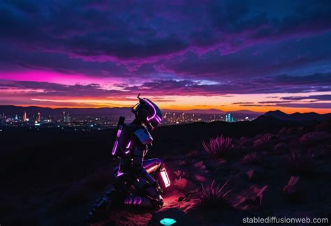 Abandoned Wasteland Robot Stable Diffusion Online