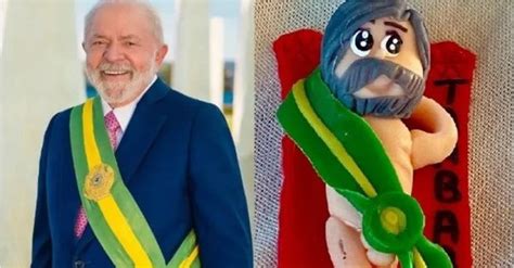 À VONTADE Boneco do presidente Lula pelado é vendido na praia de