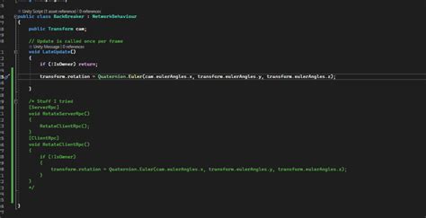 Cant Override Bone Transform In Network Animator Unity Engine Unity