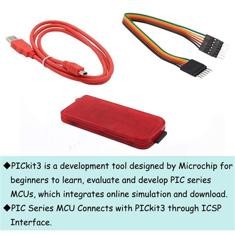 Comidox 1pcs Pickit3 Electronic Chips Emulator Original Mplab Pickit 3