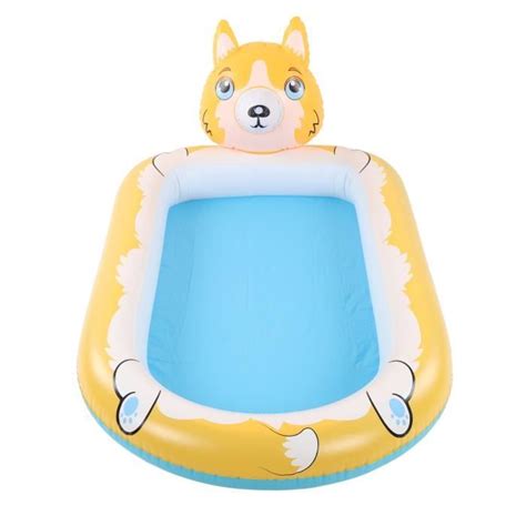 Piscine Gonflable Darrosage Pour Enfants Vgeby Rond Pvc Coloré