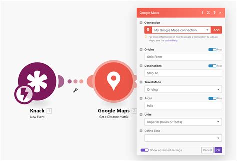 Calculate Mileage With Native Knack Maps Ask Developers Knack