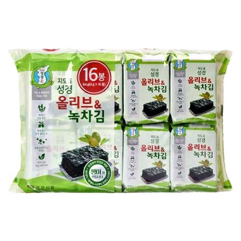 성경 김 올리브 식탁김 4g X 16봉입 홈플러스 택배배송