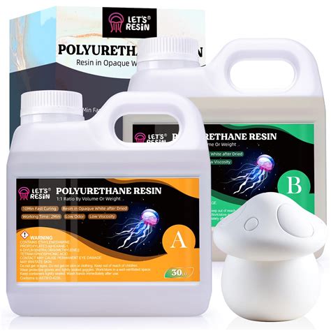 Lets Resin Polyurethane Resin 60oz 2 Part Casting Resin Fast Cured Resin Within