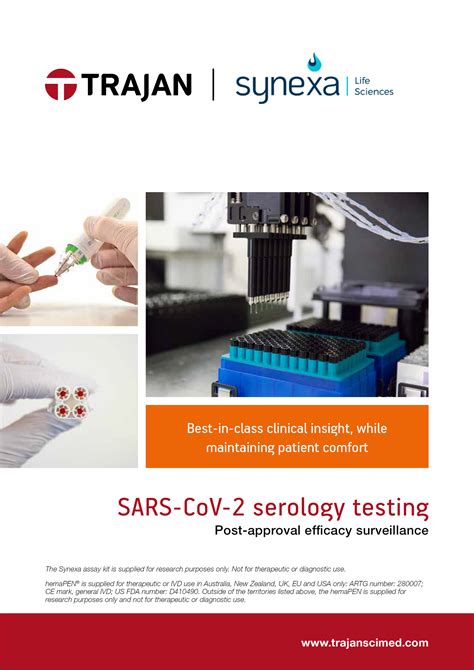 Brochures Tagged Sars Cov 2 Trajan Scientific And Medical