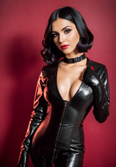 Leather Dresses Catsuit Pvc Character Design Beautiful Women Women