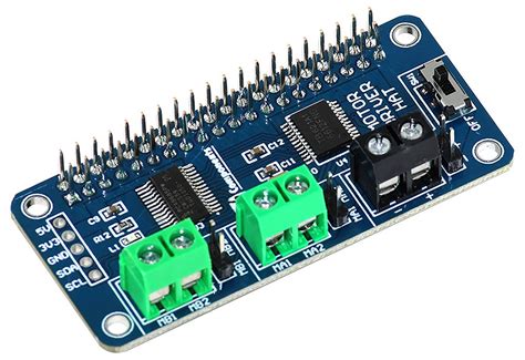 motor driver hat for raspberry pi sb components cpc