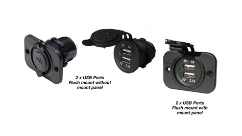Usb Power Sockets Flush Mount 38 95