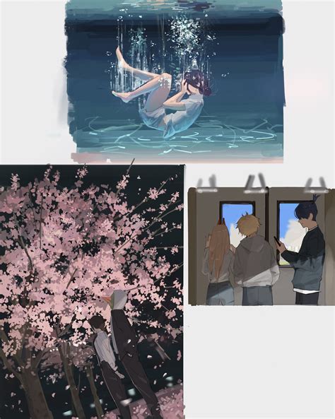 Null Skev7724 Denji Chainsaw Man Hayakawa Aki Higashiyama Kobeni