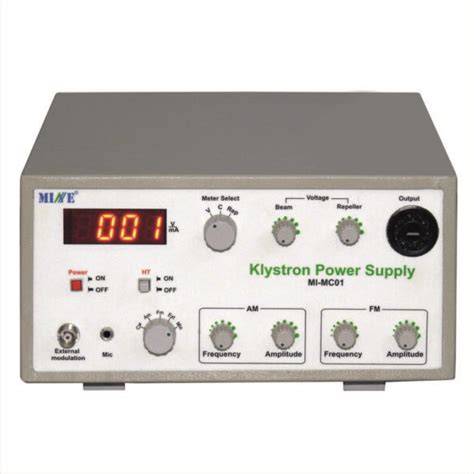 Klystron Power Supply Mi Mc01 Mine Instruments Pvt Ltd