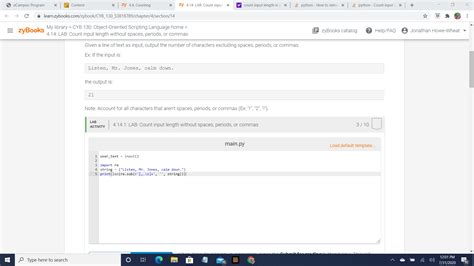 [solved] given a line of text as input output the number of characters
