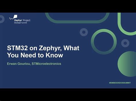 Free Video Stm32 On Zephyr What You Need To Know From Linux Foundation Class Central