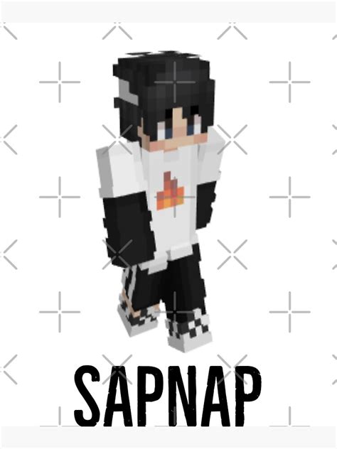 Sapnap Minecraft Poster For Sale By Bestizeyy Redbubble