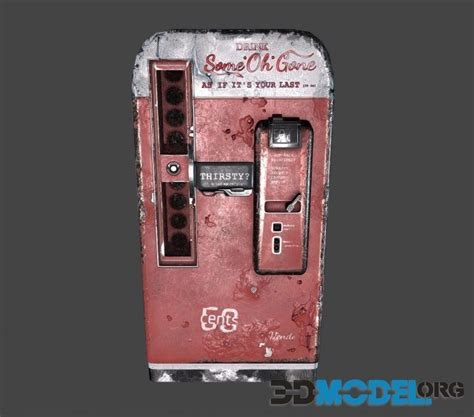 3d Model Pbr Vending Machine Scp 087