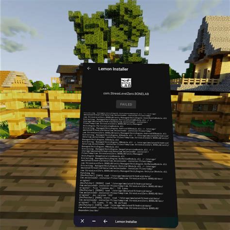 why is when i try to patch my bonelab it says failed please help r