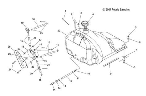 Polaris Fuel Pump Hose Diagram